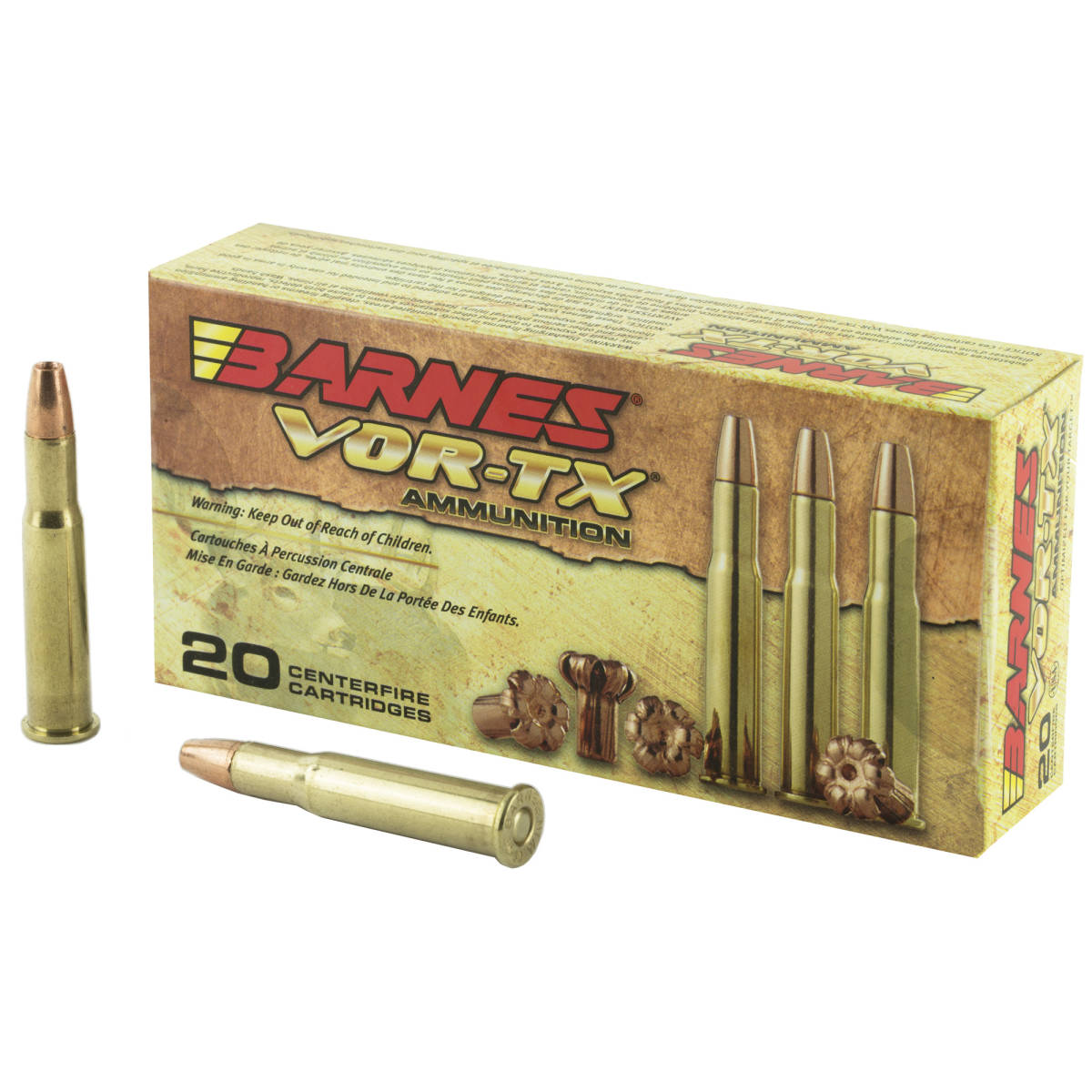 Barnes Bullets 21535 VOR-TX Rifle 30-30Win 150gr TSX Flat Nose 20 Per ...