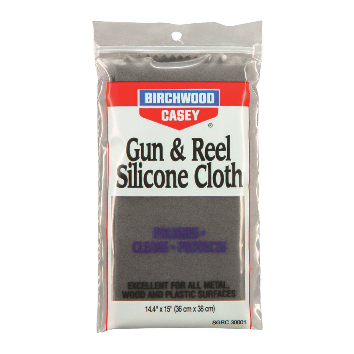 Birchwood Casey 30001 Gun & Reel Silicone Cloth 100% Cotton Flannel ...