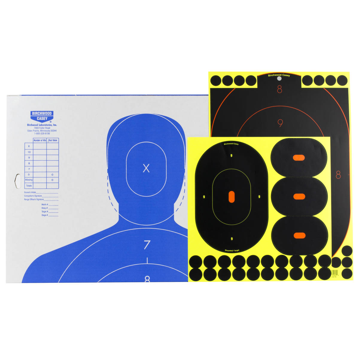 Birchwood Casey 34602 Shoot-N-C Reactive Target Self-Adhesive Paper ...