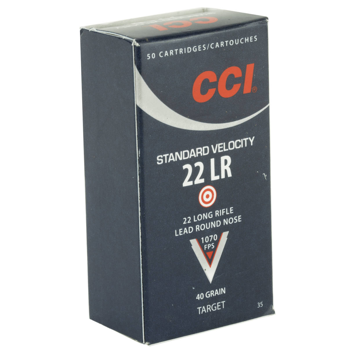 CCI 22LR AMMO Standard Velocity 22 LR 40 gr Lead Round Nose 0035 ...