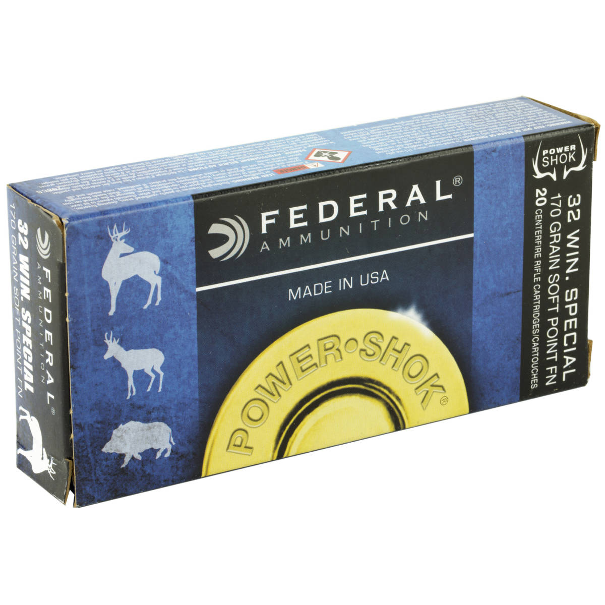 Federal 32A Power-Shok 32 Win Special 170 gr Jacketed Soft Point (JSP ...