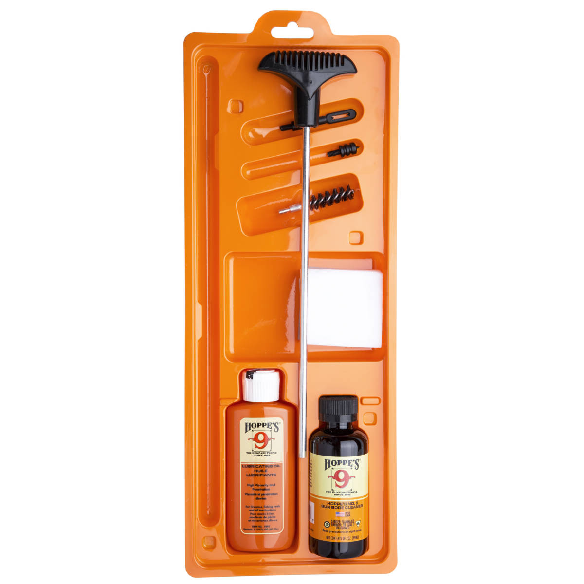 Hoppe’s PCO38B Pistol Cleaning Kit 38 / 357 Cal 9mm (Clam Pack) - Gun ...