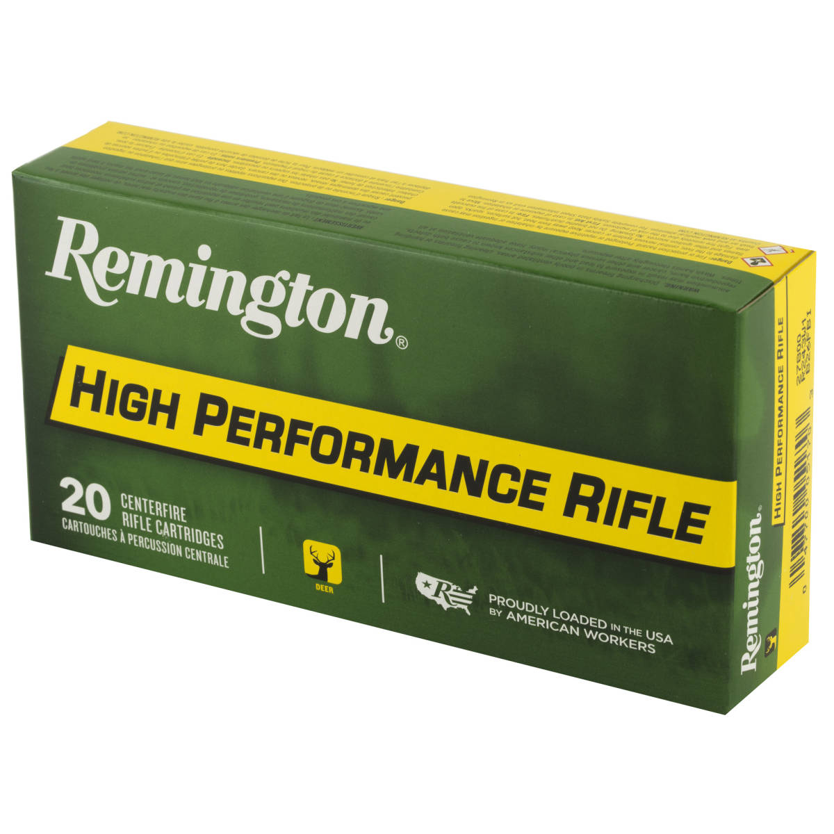 Remington Ammunition 27800 High Performance Rifle 243 Win 80 gr Pointed ...
