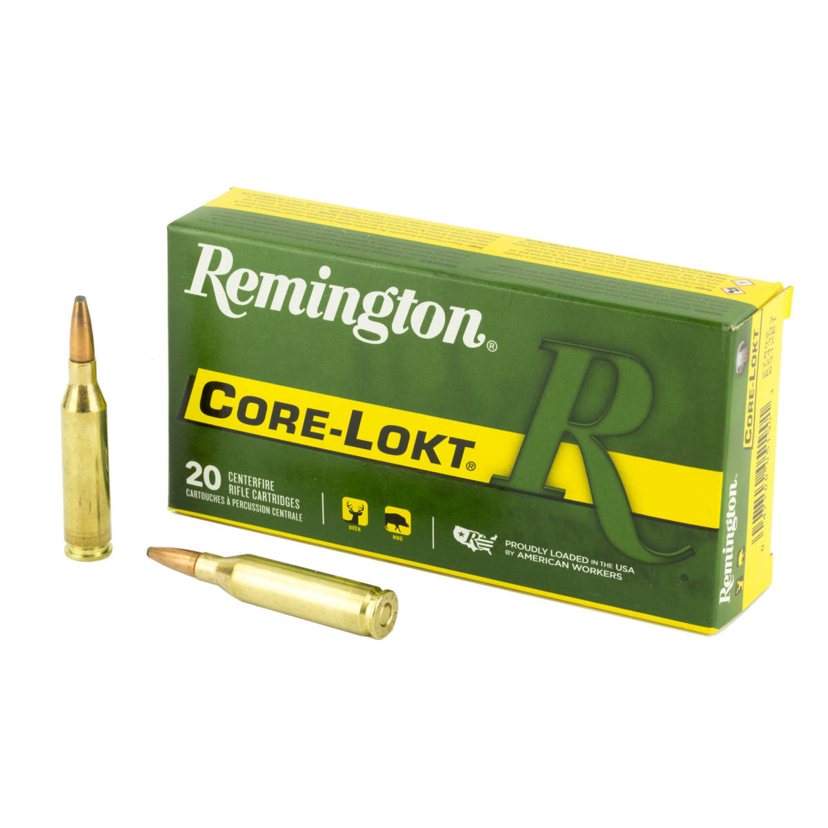 Remington Ammunition 27802 Core-Lokt 243Win 100gr Pointed Soft Point 20 ...