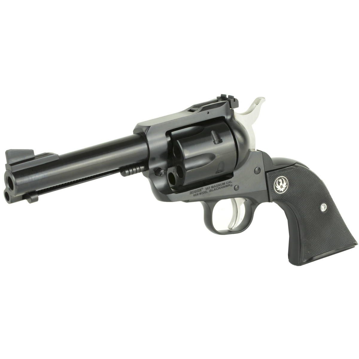 Ruger 0308 Blackhawk Convertible 9mm Luger/357 Mag 6 Shot, 4.63” Blued ...