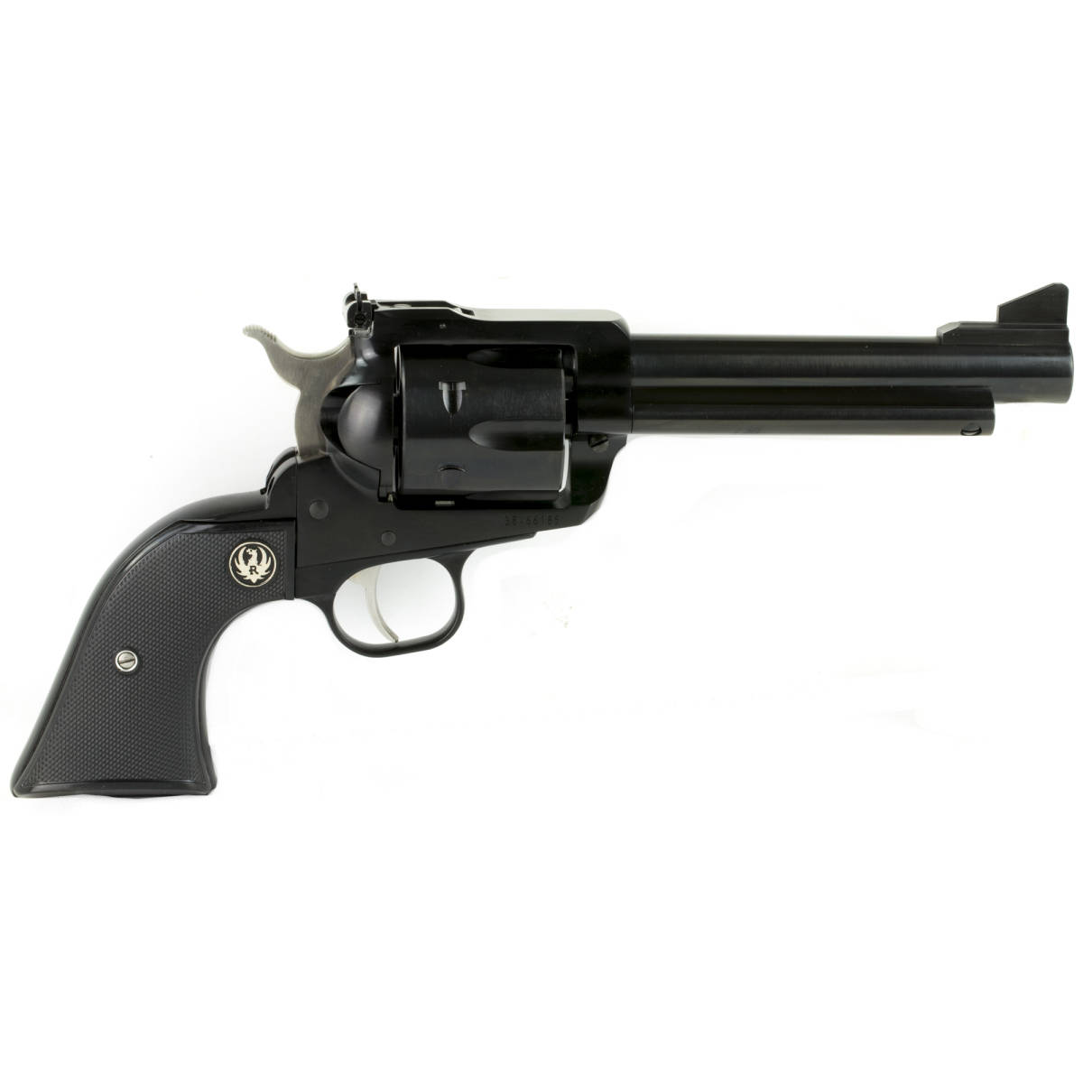 Ruger 0465 Blackhawk Blued 45 Colt 5.50" 6 Round Black Rubber Grip ...