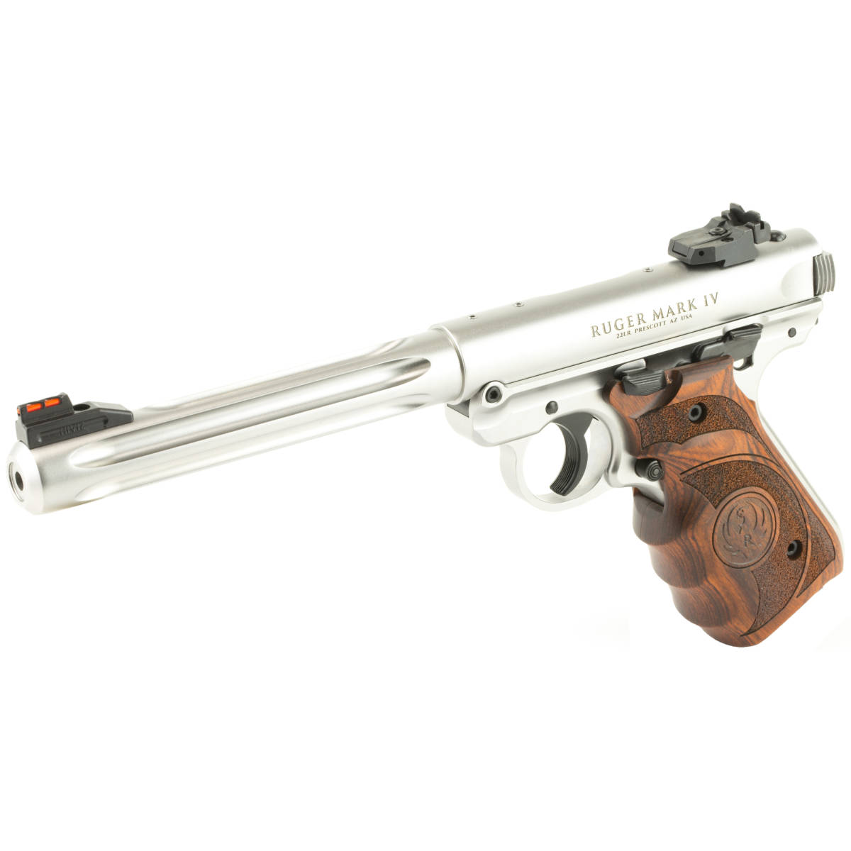 Ruger Mark IV Hunter 22LR Satin Stainless Steel 40160 - Semi Auto ...