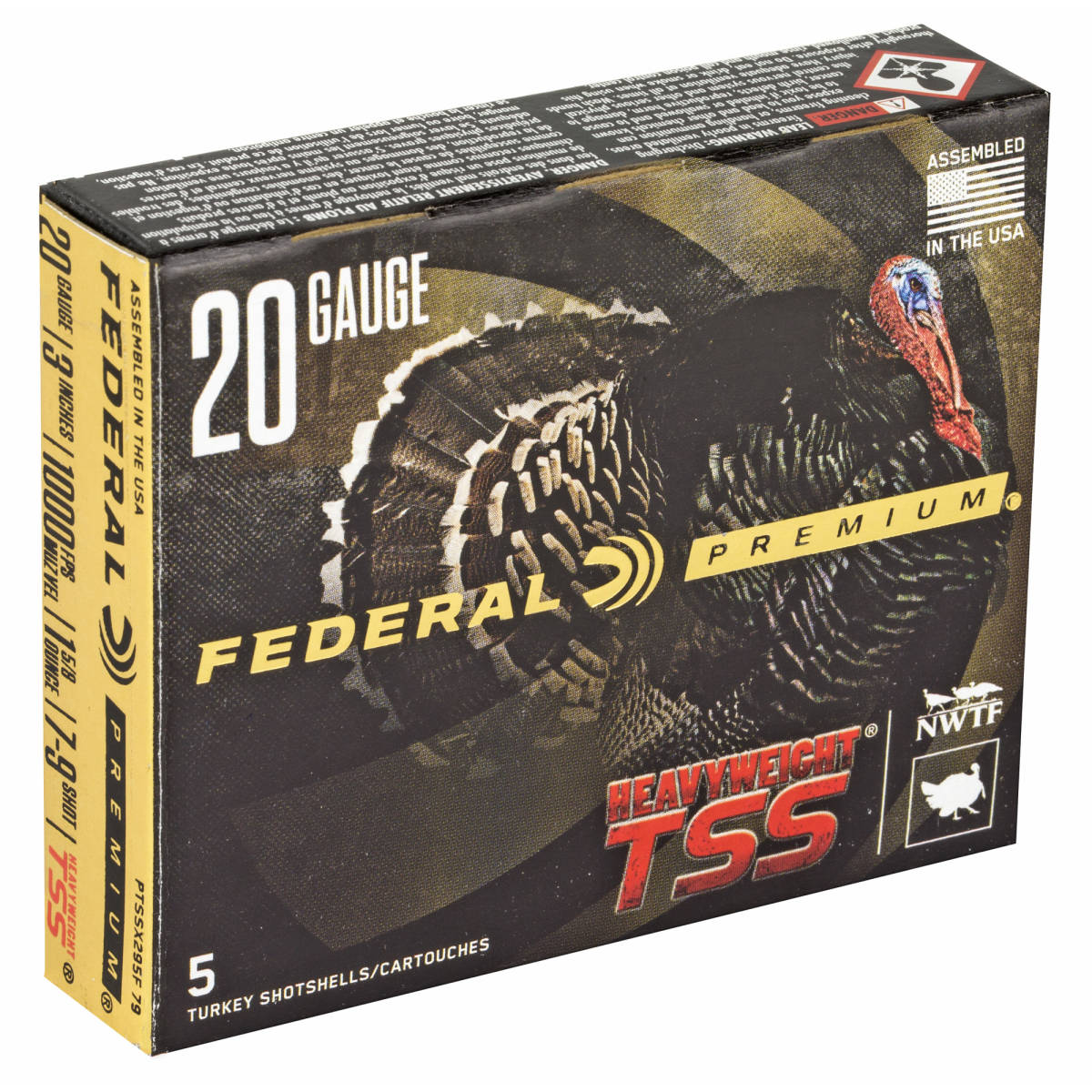 Federal PTSSX295F79 Premium Heavyweight TSS 20 Gauge 3” 1 5/8 oz 7,9 ...