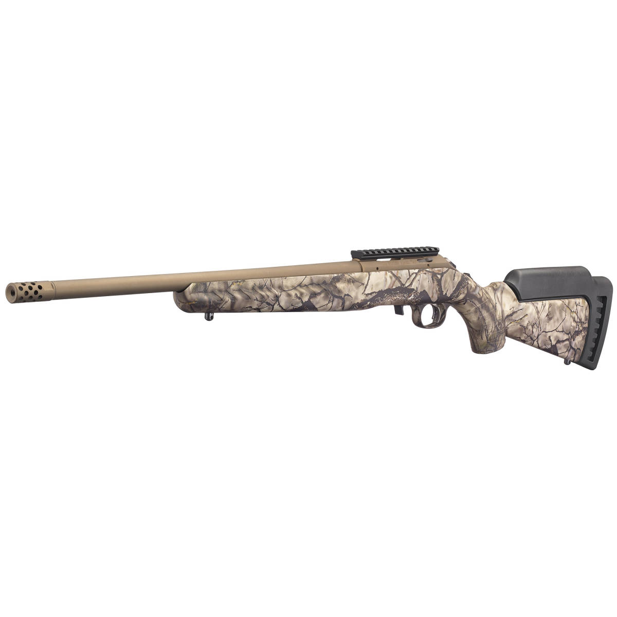 Ruger American Rimfire Rifle Go Wild Camo Bronze 22 Mag 18in 8373 ...
