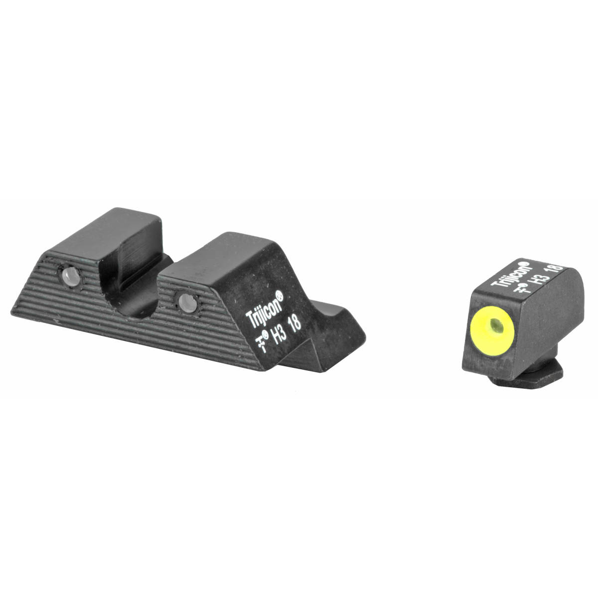 Trijicon 600545 HD Night Sights Green/Tritium Yellow Outline Front ...
