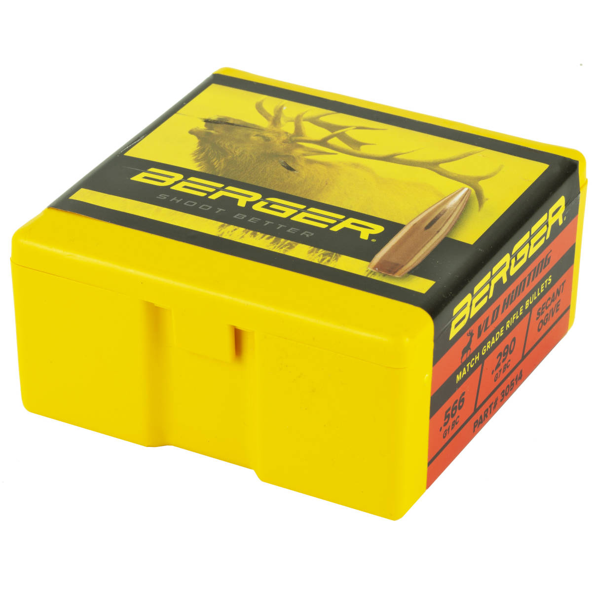 Berger Bullets 30514 VLD Hunting 30 Caliber .308 190 GR Very Low Drag ...