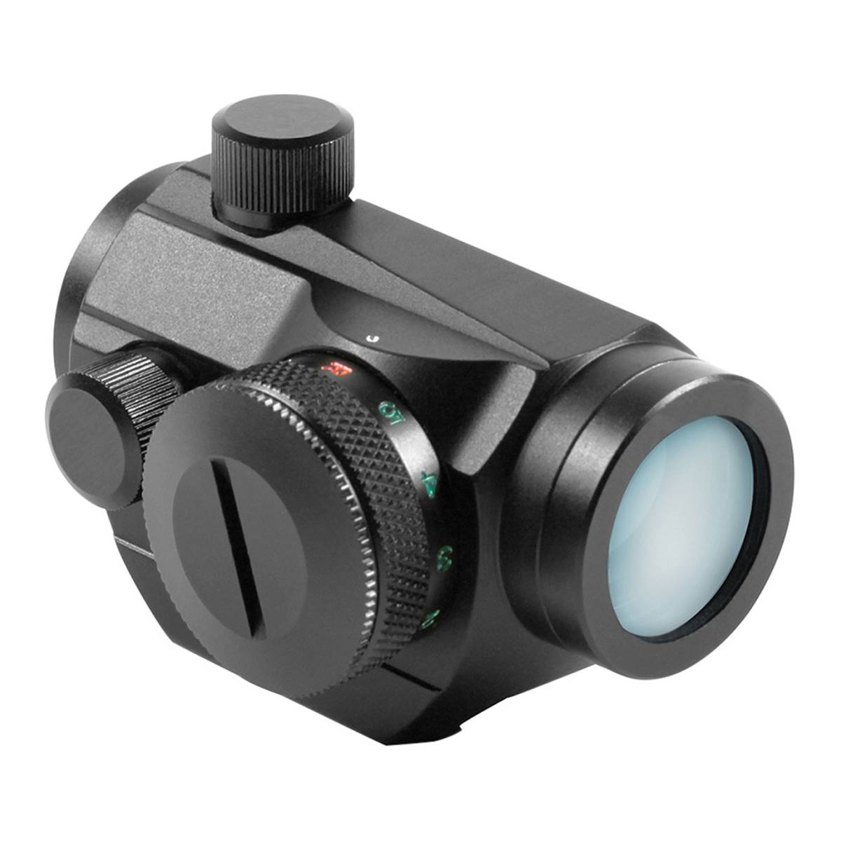 Aim Sports RTDT125 Micro Dot Matte Black 1x20mm Red/Green Dual Illuminated - Red Dots Sights at ...