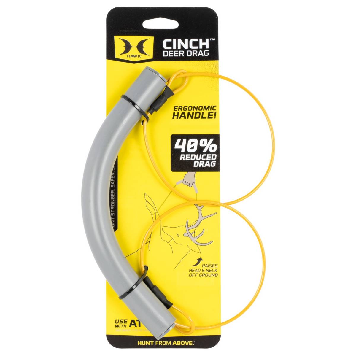 Hawk HWKHA3400 Cinch Deer Drag - Weapon Lights at GunBroker.com ...