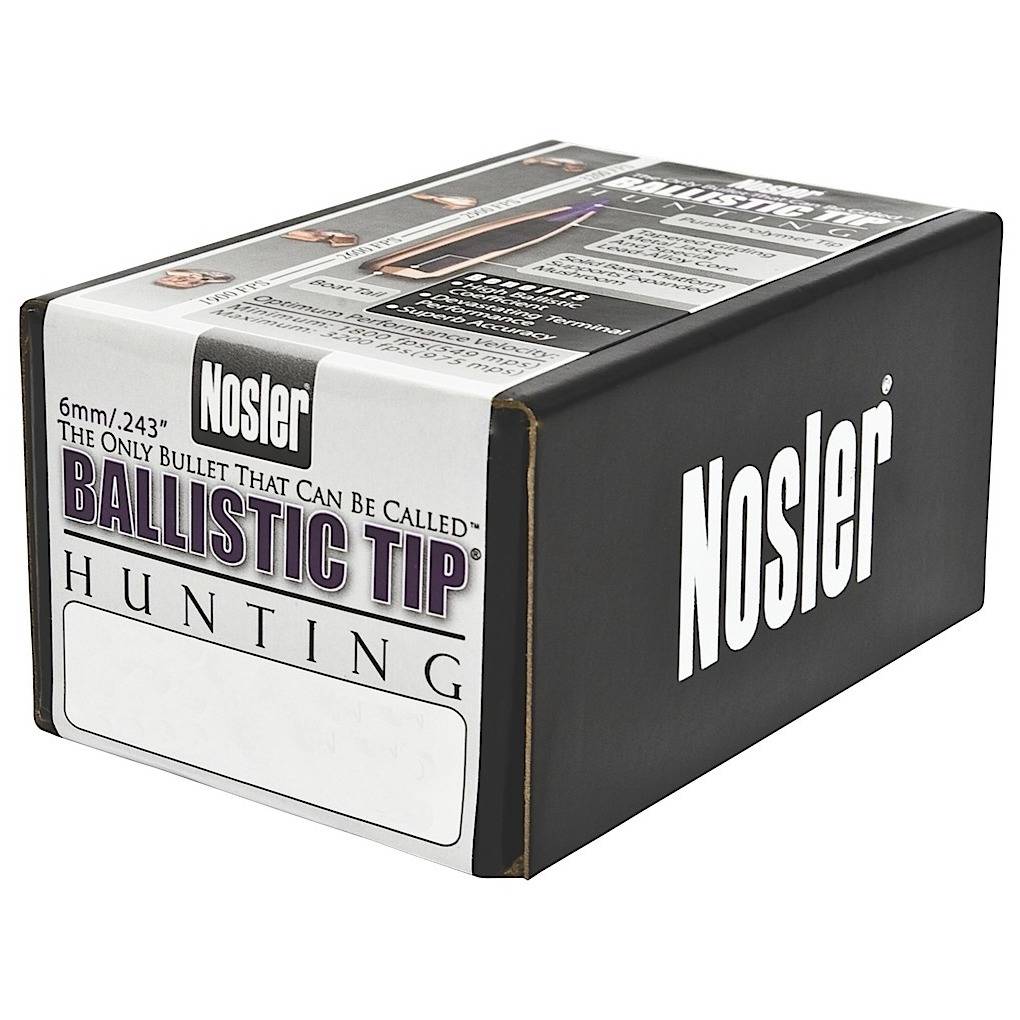 Nosler 24090 Ballistic Tip 6mm 90gr Hunting 50/Box - Other Reloading ...