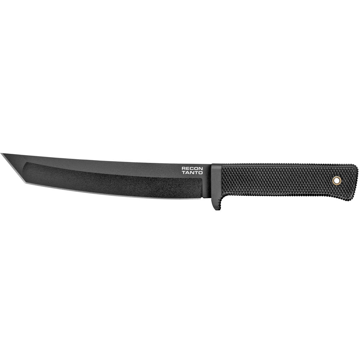 Cold Steel CS49LRT Recon 7” Fixed Tanto Plain Black Tuff-Ex Finish ...