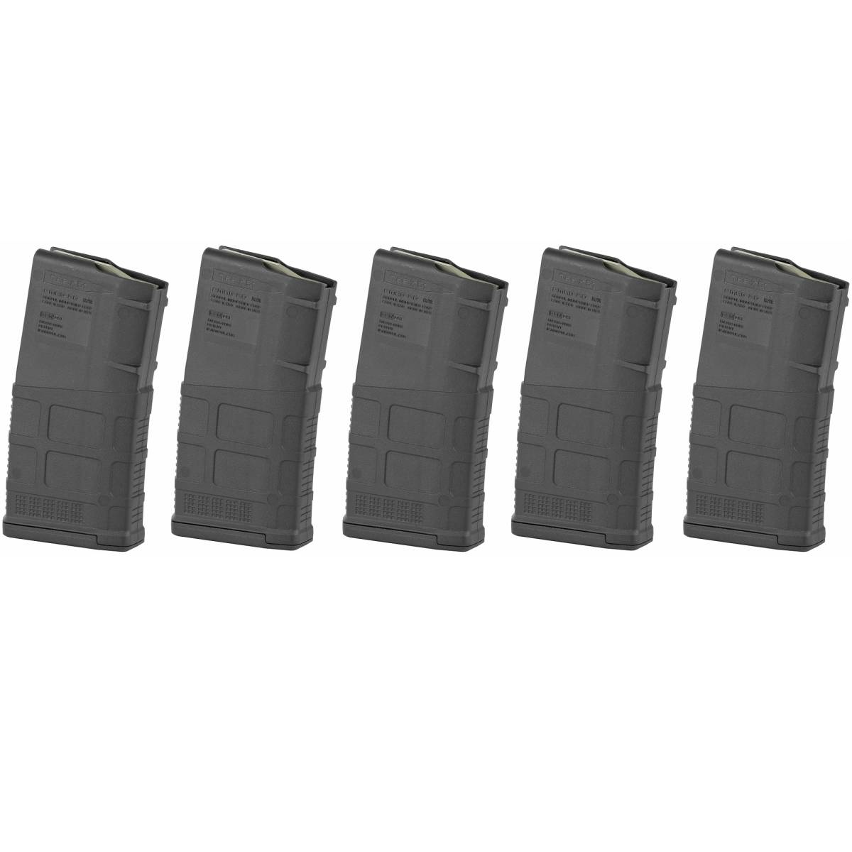 5-Pack Magpul PMAG AR-10 20 Round 7.62 308 M3 MAG291-BLK SR25 Mags ...