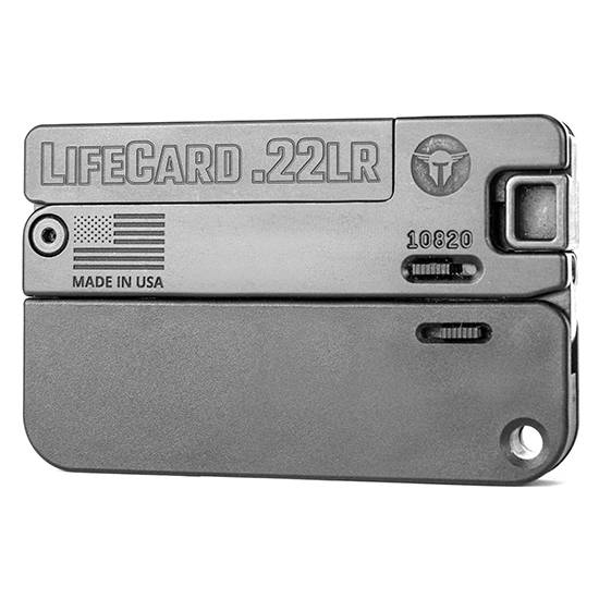 TRAILBLAZER LIFECARD 22LR LW SINGLE SHOT CONCEALABLE PISTOL 22 LR ...