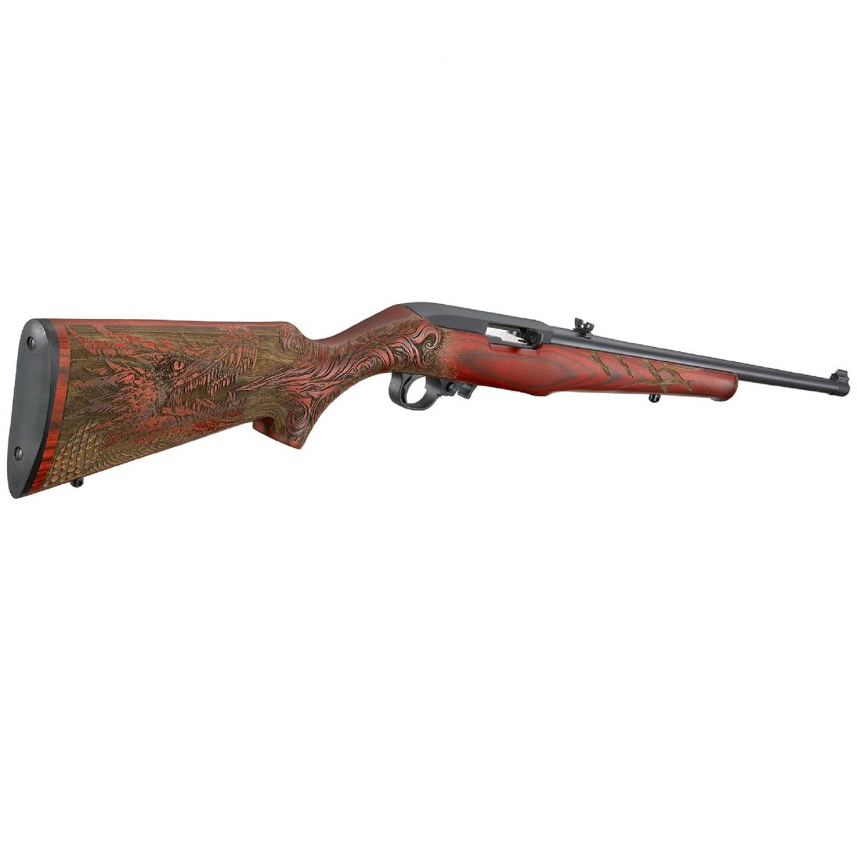 RUGER 10/22 SPORTER 22LR 18.5” RED DRAGON LIMITED EDITION 1022 - Semi ...