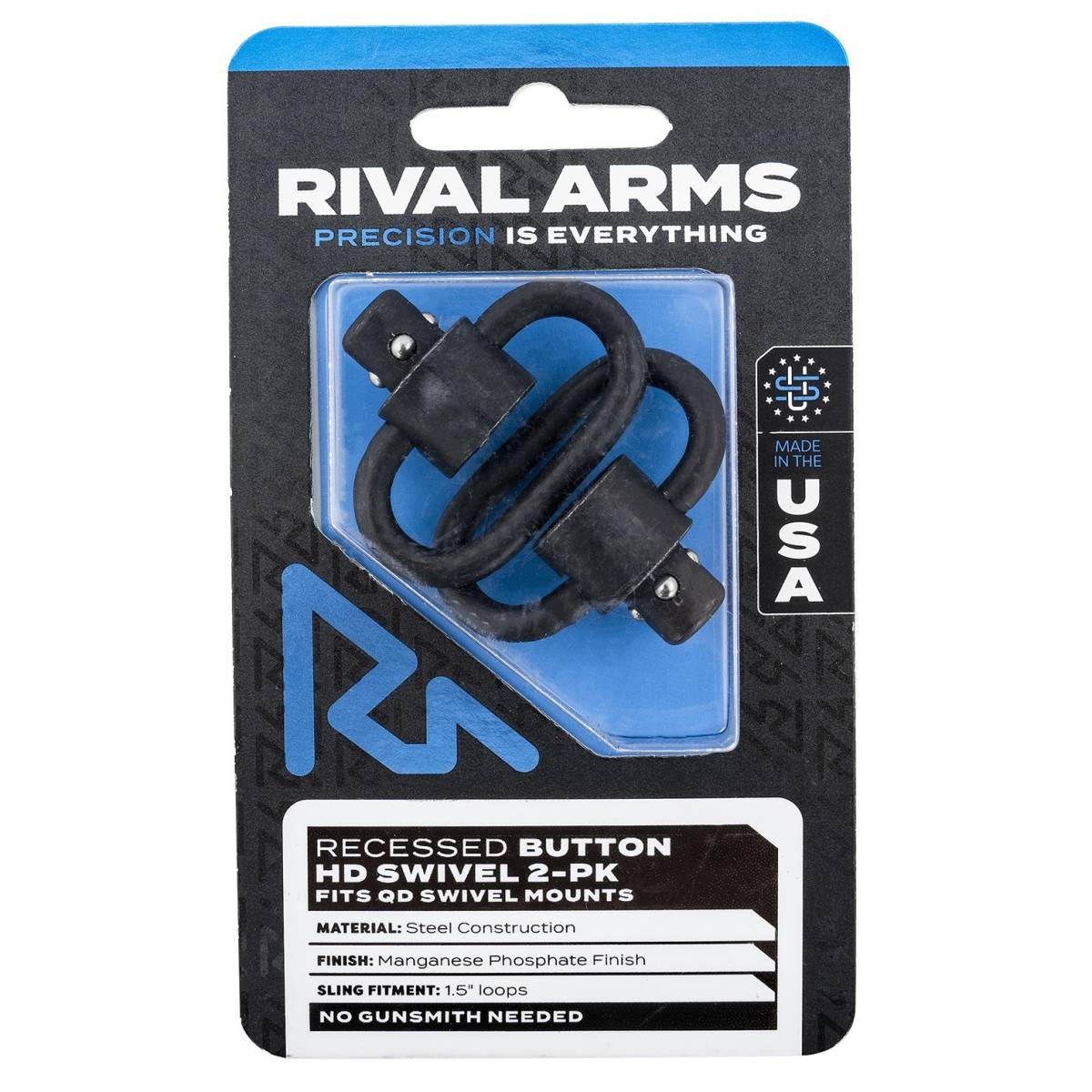 Rival Arms RA-RA92S2A HD Swivel Set Black Manganese Phosphate Steel ...