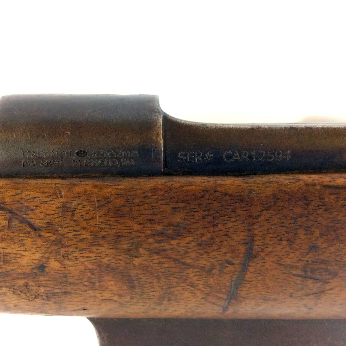 BRESCIA ITALIAN CARCANO CAVALRY M91 HEX RECEIVER CARBINE 6.5X52mm FLIP ...