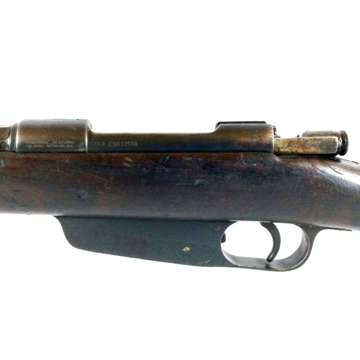 BRESCIA ITALIAN CARCANO CAVALRY M91 HEX RECEIVER CARBINE 6.5X52mm FLIP ...