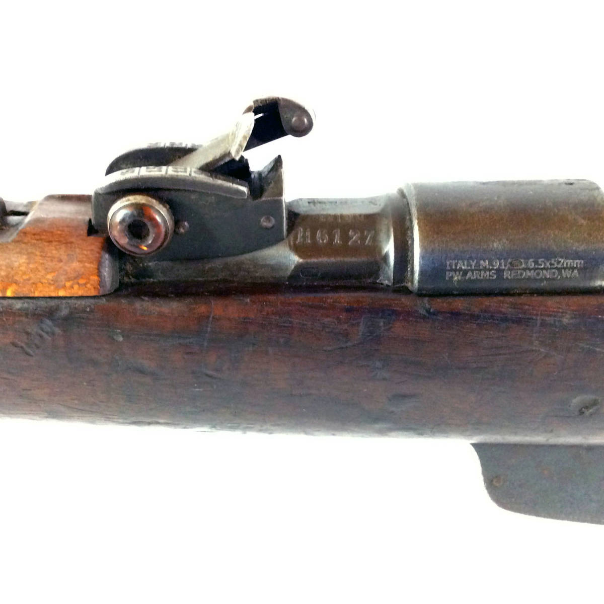 BRESCIA ITALIAN CARCANO CAVALRY M91 HEX RECEIVER CARBINE 6.5X52mm FLIP ...