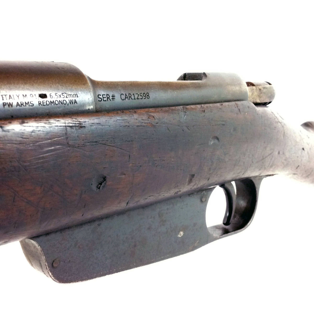 BRESCIA ITALIAN CARCANO CAVALRY M91 HEX RECEIVER CARBINE 6.5X52mm FLIP ...