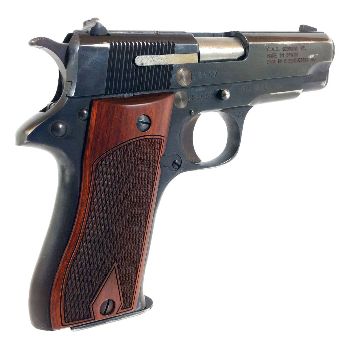 Star BM 9mm 1911 Wood Grips Hand Select Semi Auto Pistol - Semi Auto ...