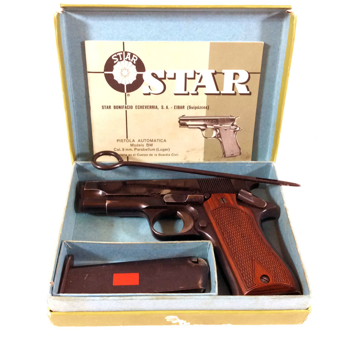 Star BM 9mm 1911 Wood Grips Hand Select Semi Auto Pistol - Semi Auto ...