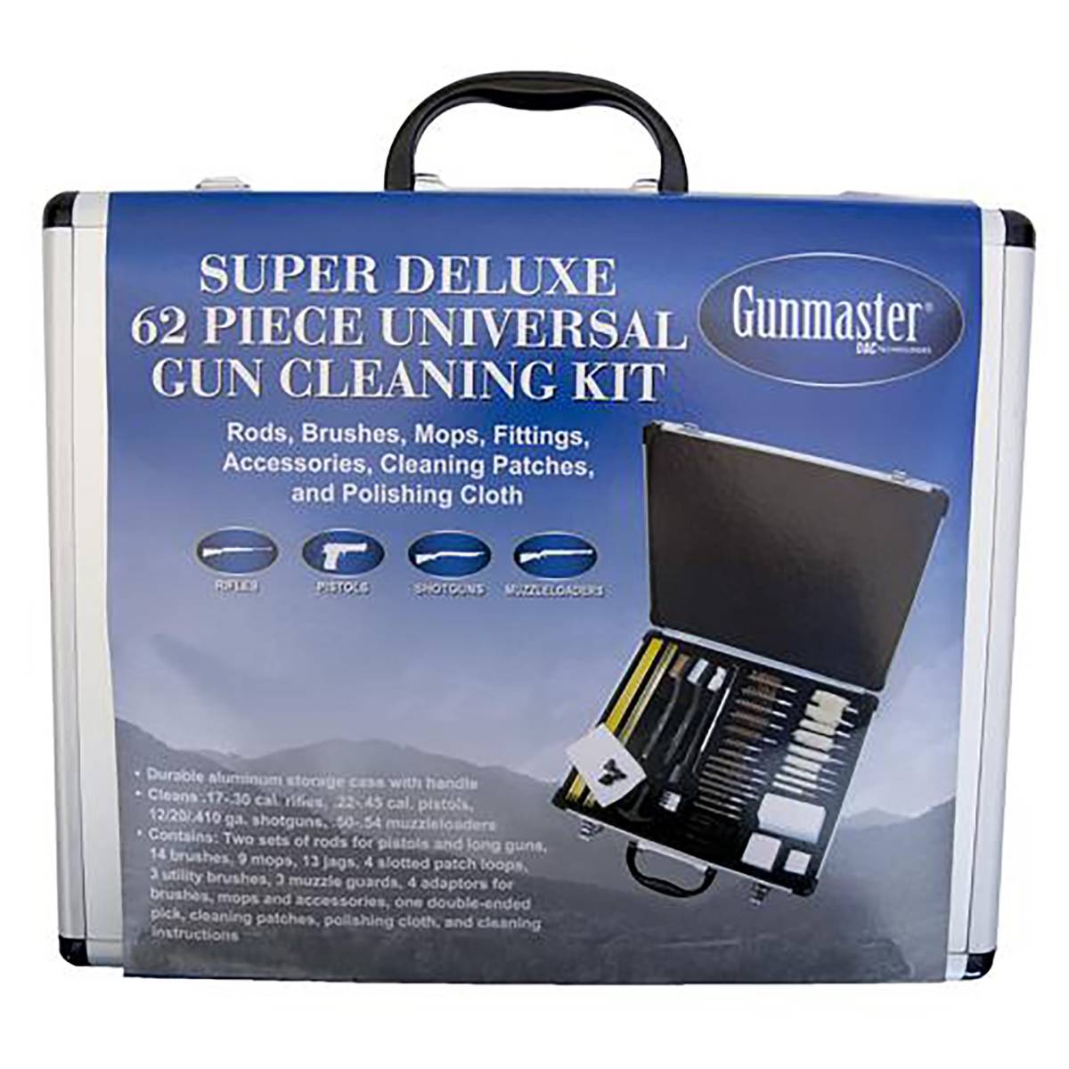 DAC 38296 Super Deluxe Universal Gun Cleaning Kit Multi-Caliber/62 ...