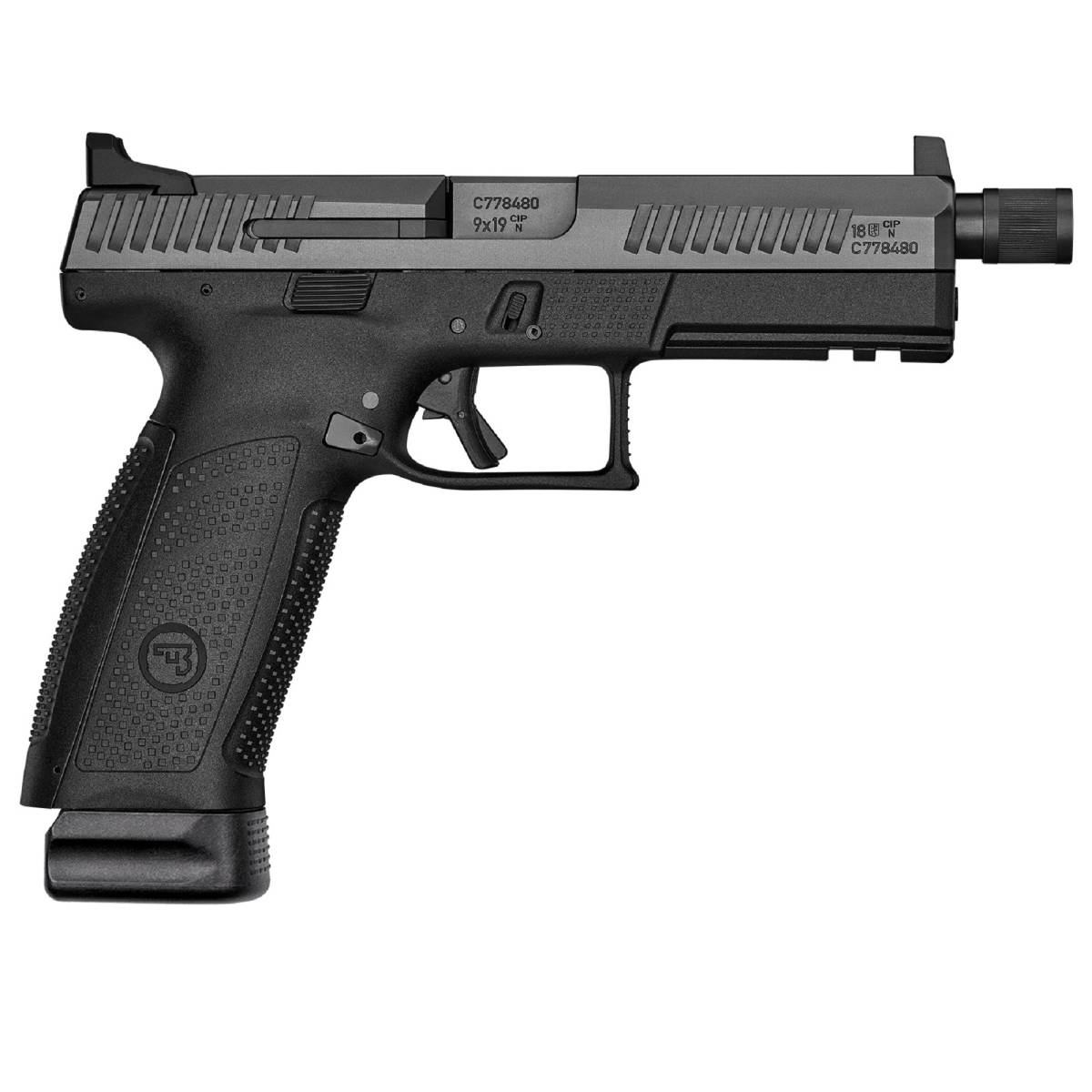 CZ P-10F 9mm Threaded Barrel P10 - Semi Auto Pistols at GunBroker.com ...
