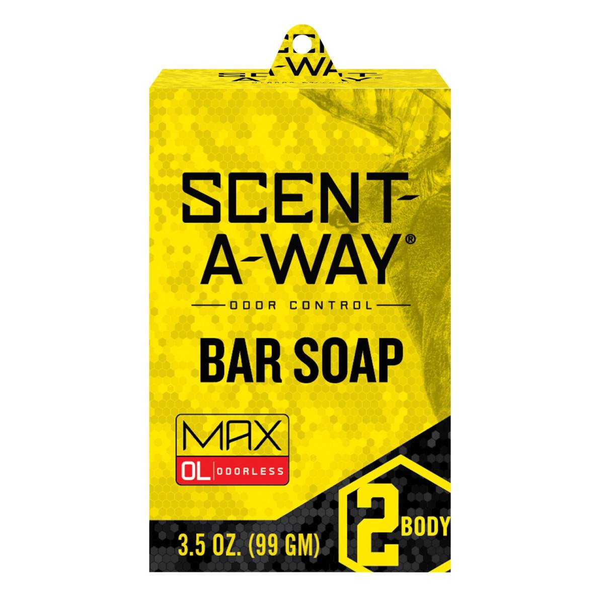 Scent-A-Way 07757 Max Bar Soap Odor Eliminator Odorless Scent Vegetable ...