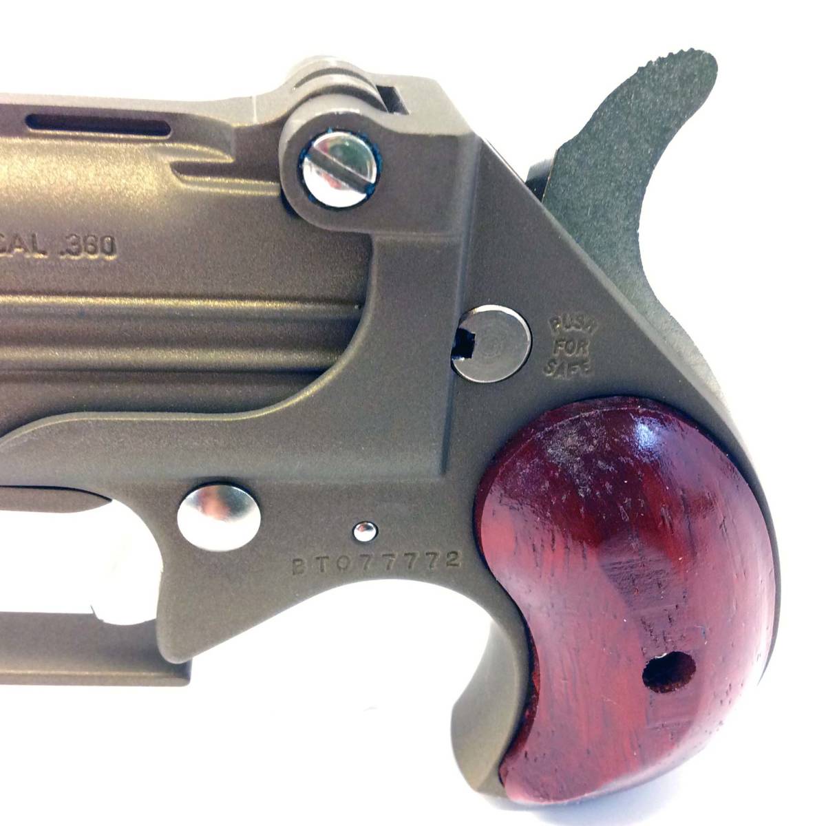 Bearman 380 Acp Derringer Big Bore W/ Trigger Guard 380acp Rosewood ...