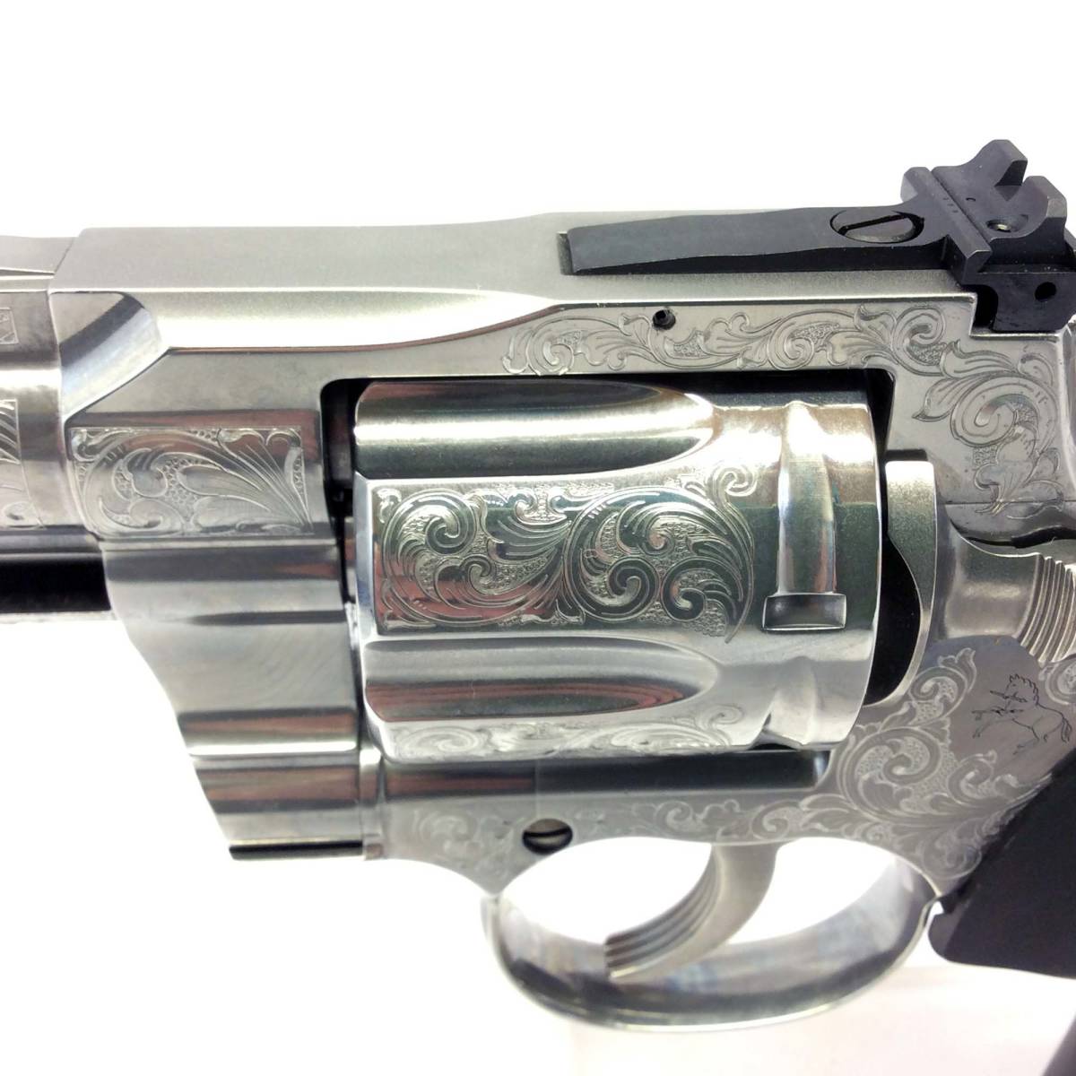 Colt Engraved Python 357mag 6rd 357 mag 3" - Revolvers at GunBroker.com ...