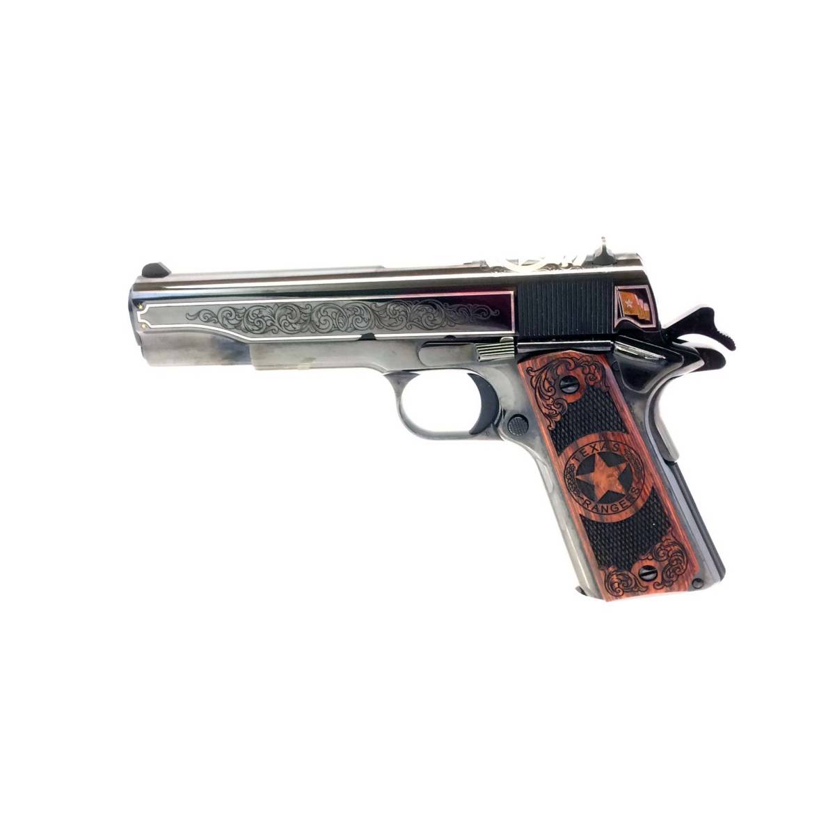 COLT 1911 TEXAS RANGER 45 ACP 5" 1 of 500 200th anniversary - Semi Auto ...