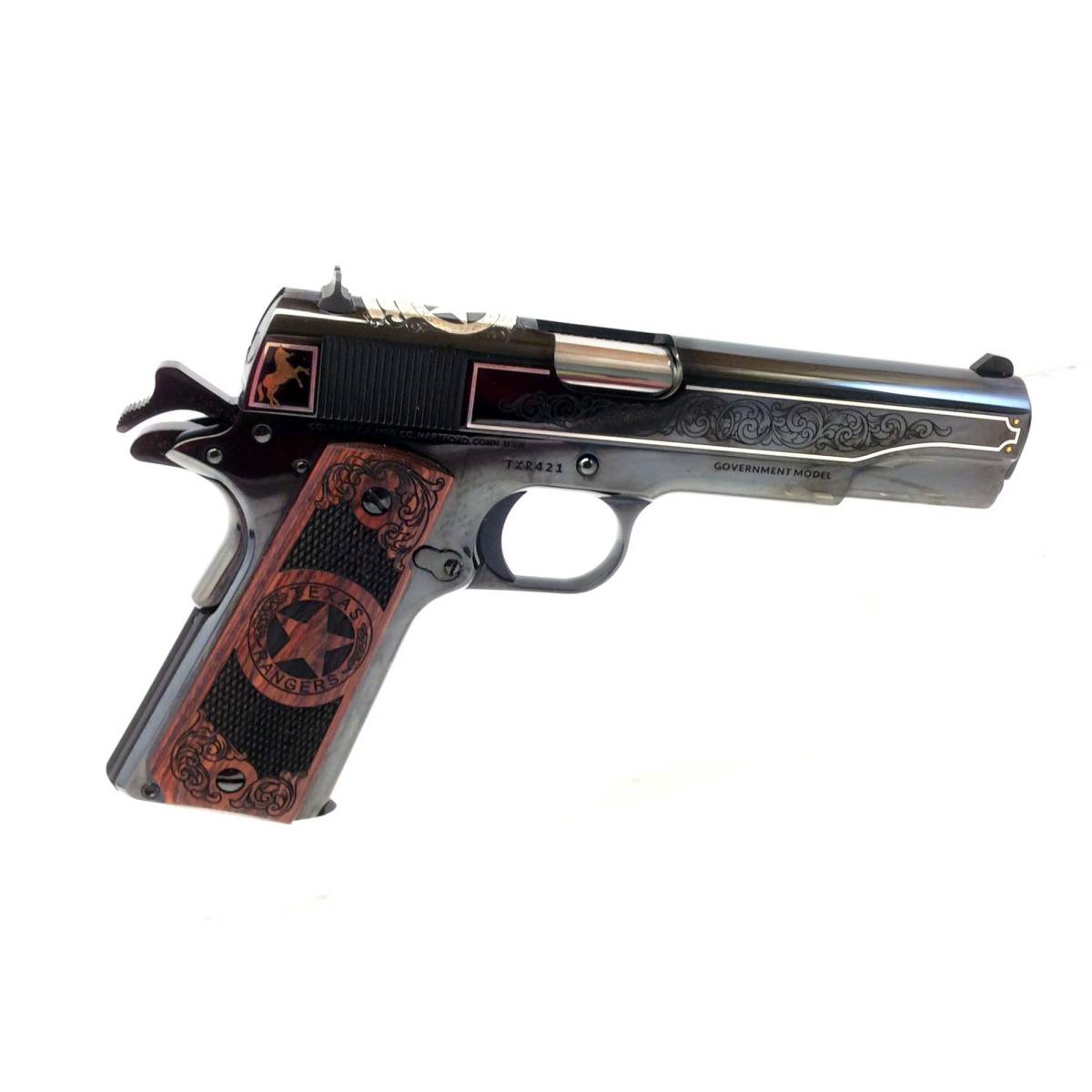 COLT 1911 TEXAS RANGER 45 ACP 5" 1 of 500 200th anniversary - Semi Auto ...