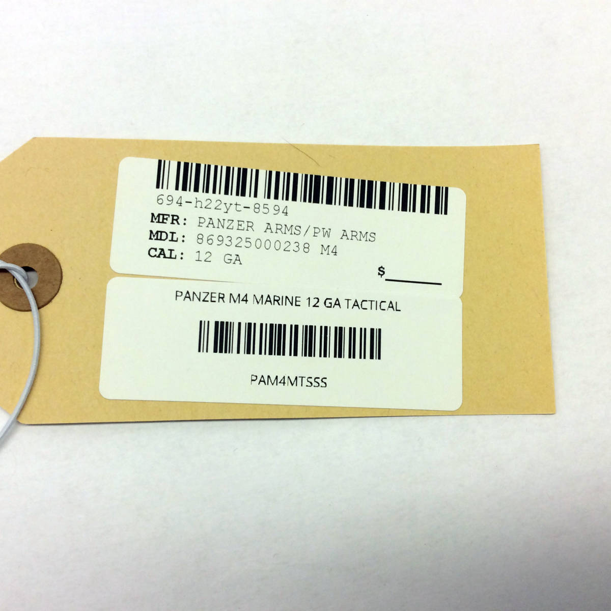 PANZER M4 MARINE 12 GA TACTICAL SHOTGUN 18.5” SEMI AUTO STD STOCK ...