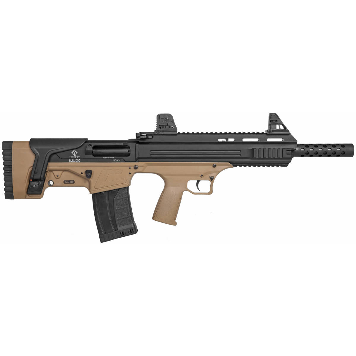 ATI BULLDOG TACTICAL BULLPUP SHOTGUN 12 GA HOME DEFENSE TAN - Semi Auto ...