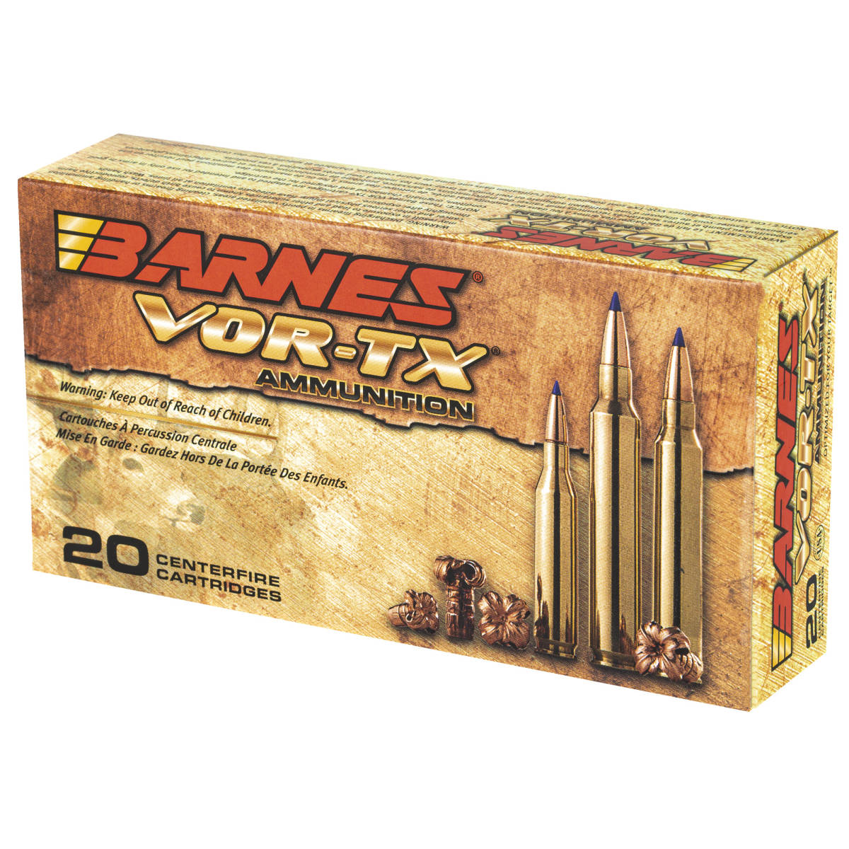 Barnes Bullets 30815 VOR-TX Rifle 6.5Creedmoor 120gr Tipped TSX Boat ...