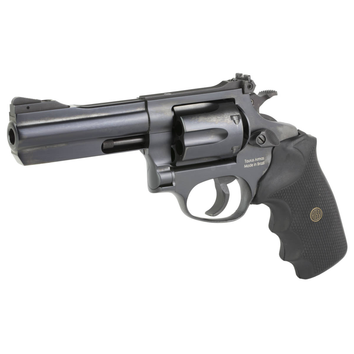 Rossi 2RM641 RM64 Medium Frame 357 Mag 6 Shot, 4” Black Steel Barrel ...