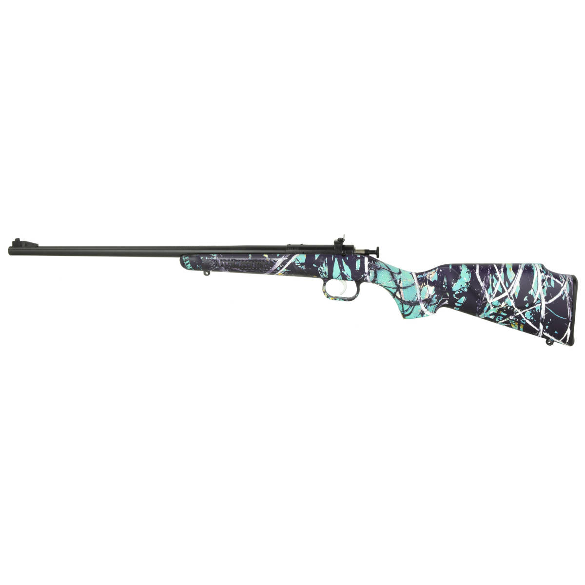 Crickett KSA2172 Youth 22 LR 1rd 16.12” Blued Barrel & Receiver, Fixed ...