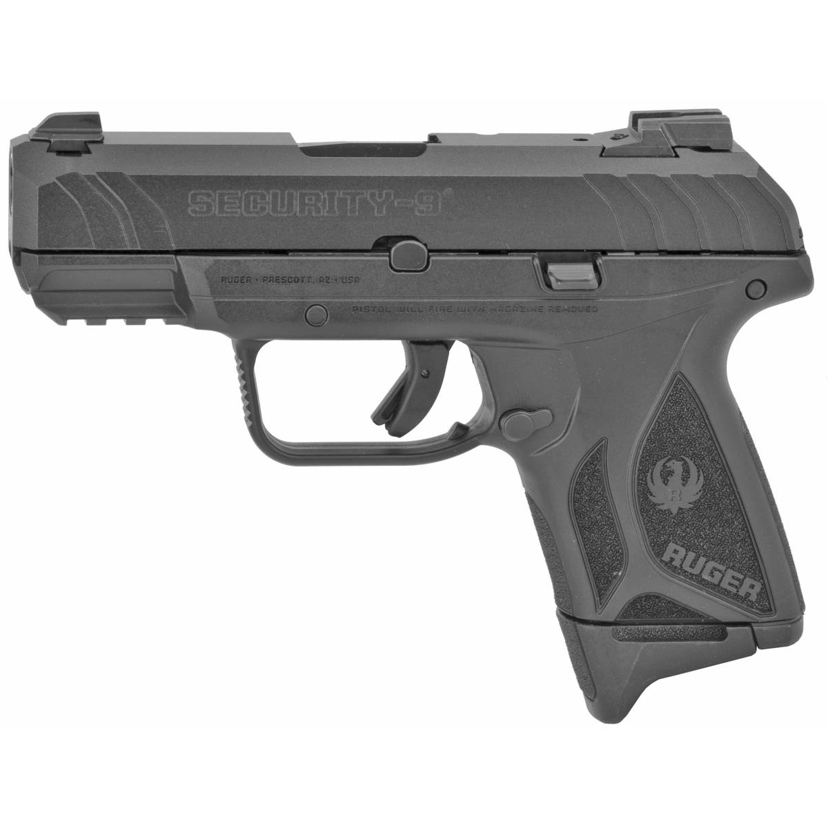 Ruger 3815 Security-9 Compact Pro 9mm Luger 3.42” Barrel 10+1, Black ...