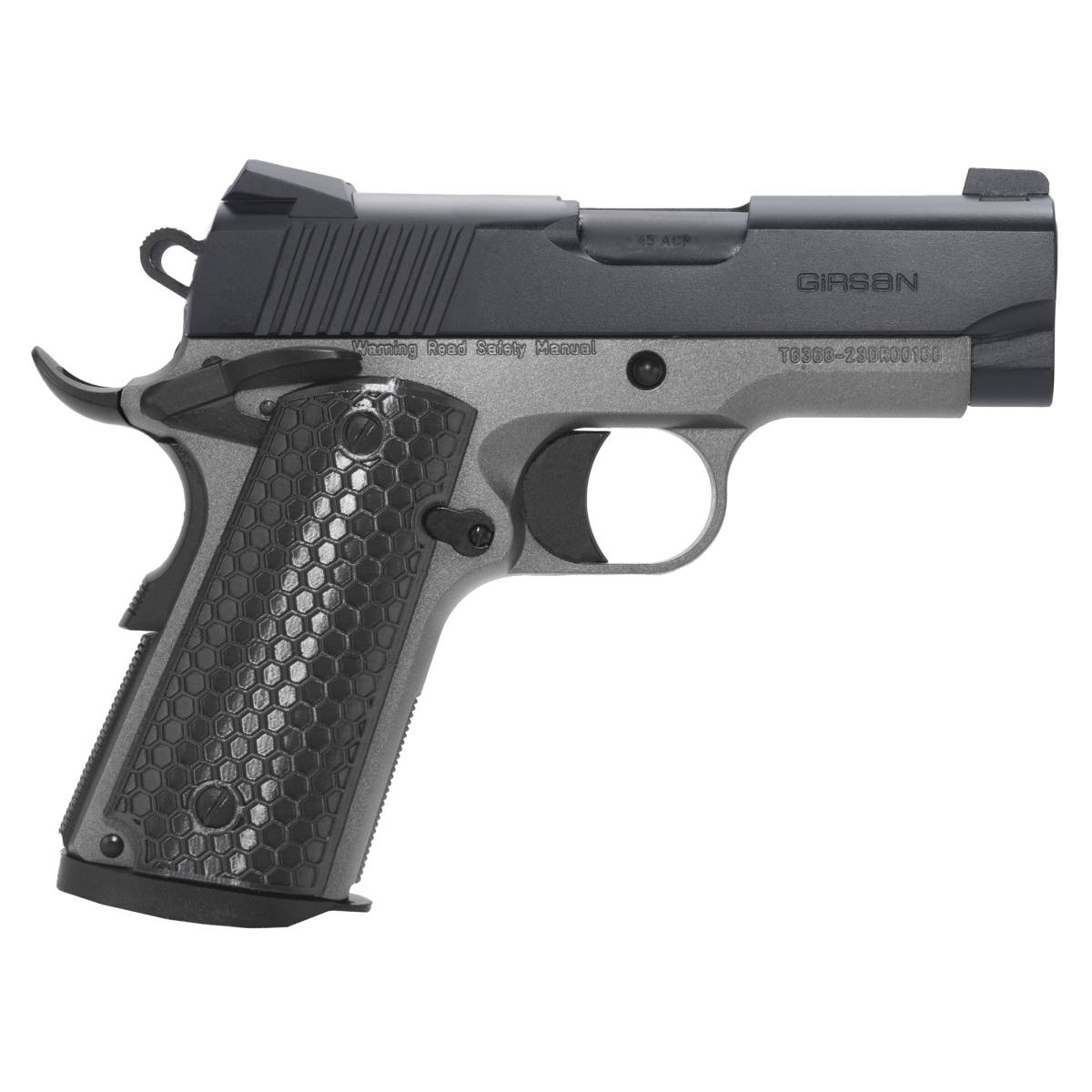 Girsan 392052 MC1911 SC Untouchable Sub-Compact Frame 45 ACP 6+1 3.40 ...