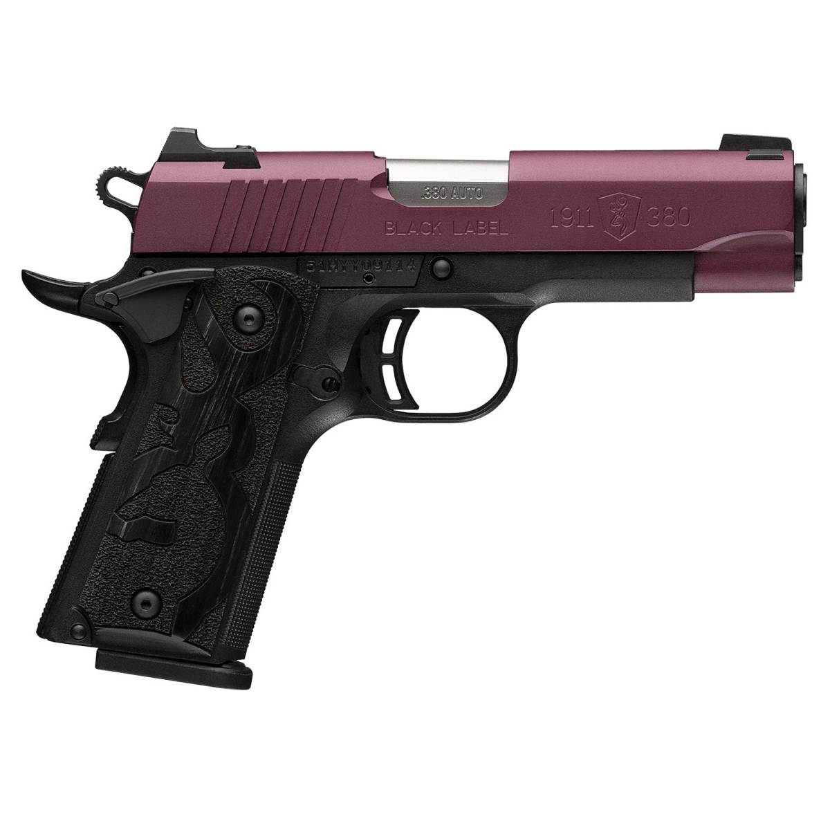 Browning 051995492 1911-380 Black Label Compact Frame 380 ACP 8+1 ...