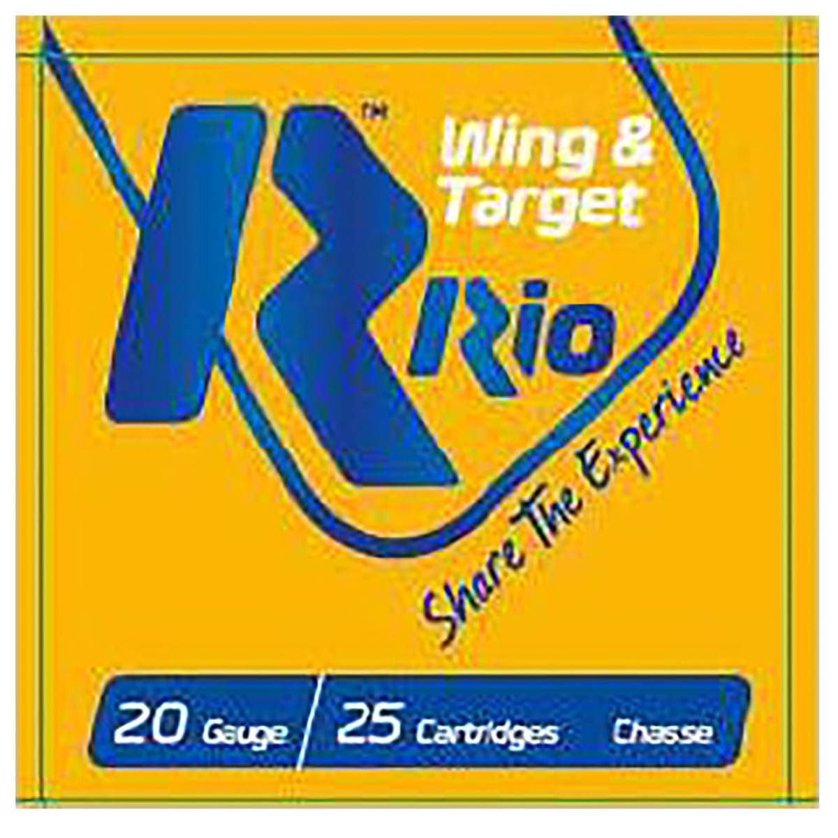 Rio Ammunition WT208 Wing & Target 20Gauge 2.75” 7/8oz 8Shot 25 Per ...