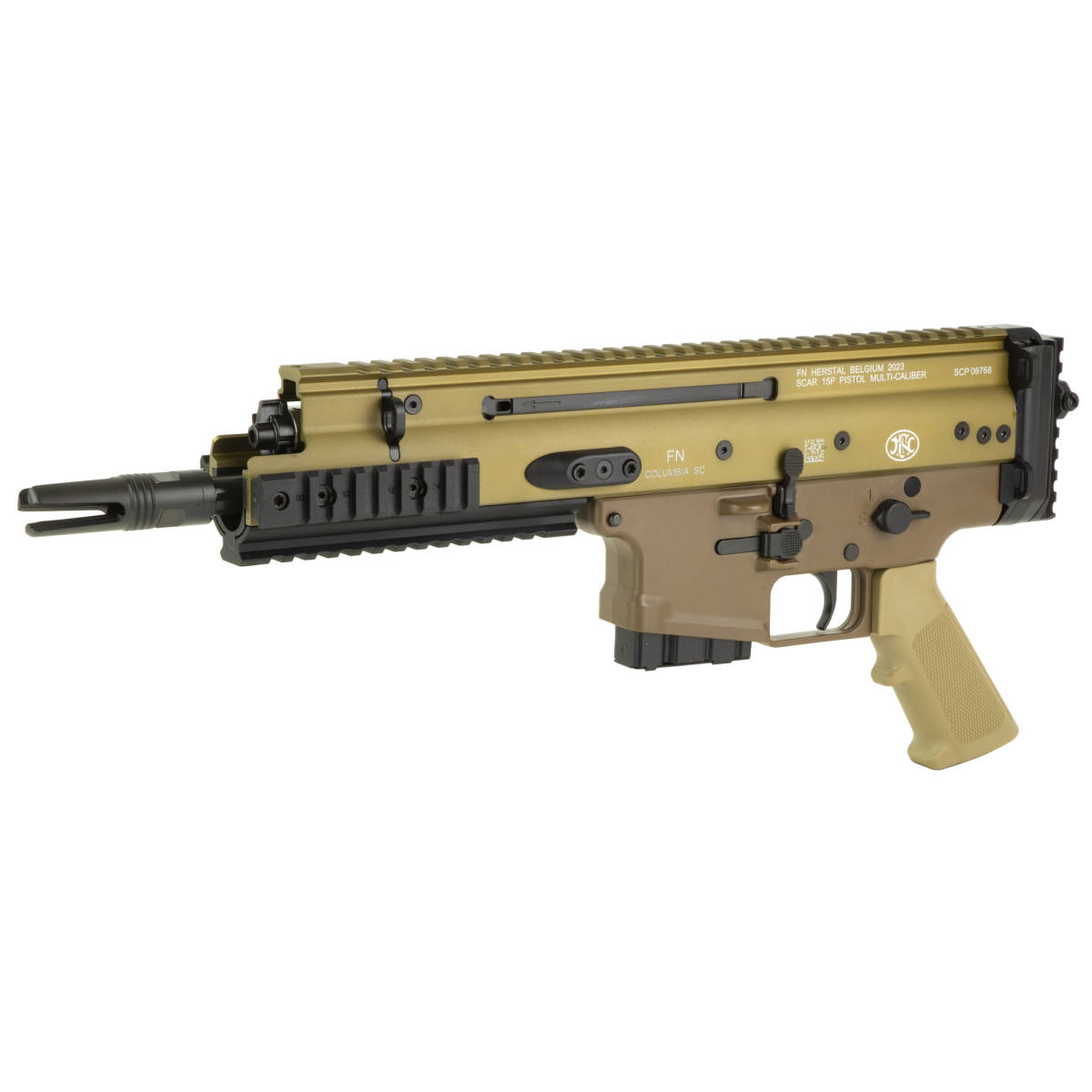 FN 38101245 SCAR 15P 5.56x45mm 10+1 7.50” Black Anodized Chrome Lined ...