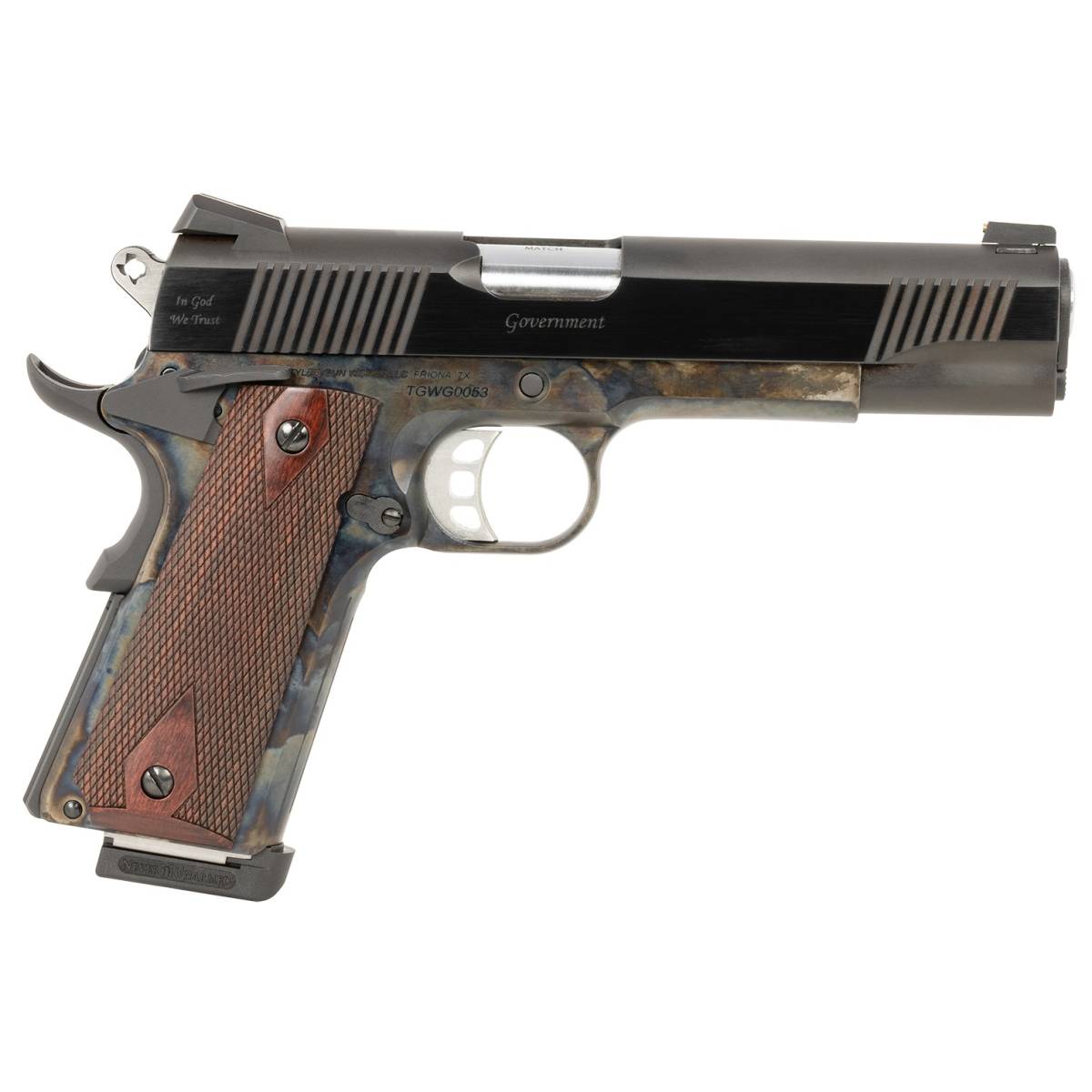 Tyler Gun Works TGWGVCC45 Custom 1911 Government Full Size Frame 45 ACP ...