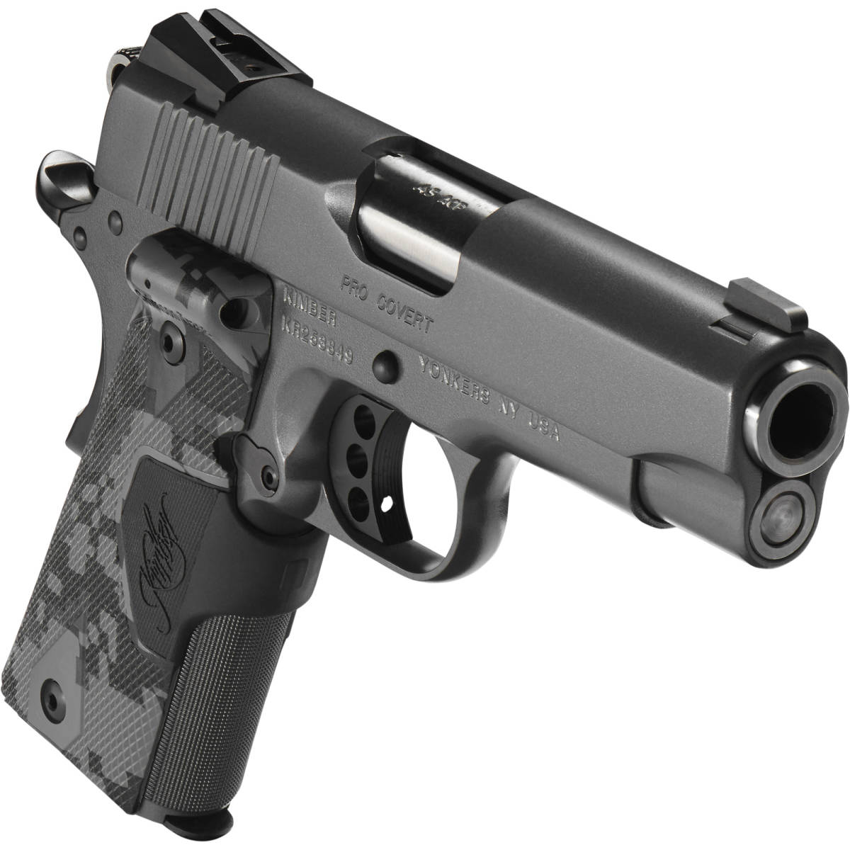 Kimber Mfg.,inc 3000244 Pro Covert 45 ACP 7+1 4” Stainless Steel Slide ...