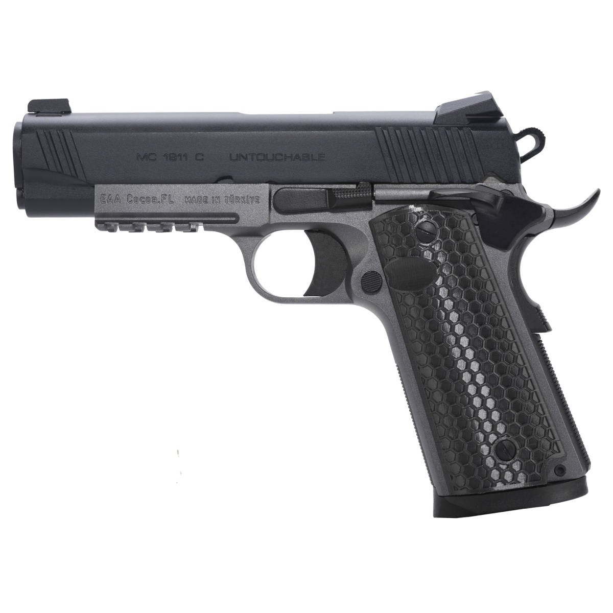 EAA GIRSAN 392077 MC1911 C Untouchable Compact Frame 9mm Luger 9+1 ...