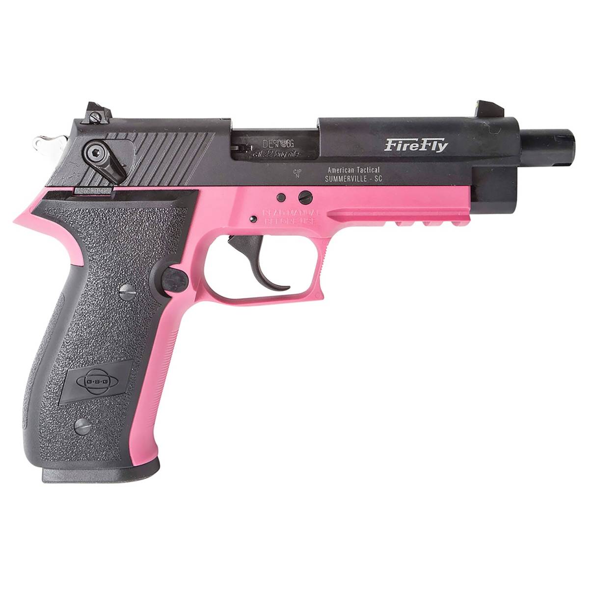 GSG FireFly 22LR PISTOL Pink THREADED BARREL10+1 - Semi Auto Pistols at ...
